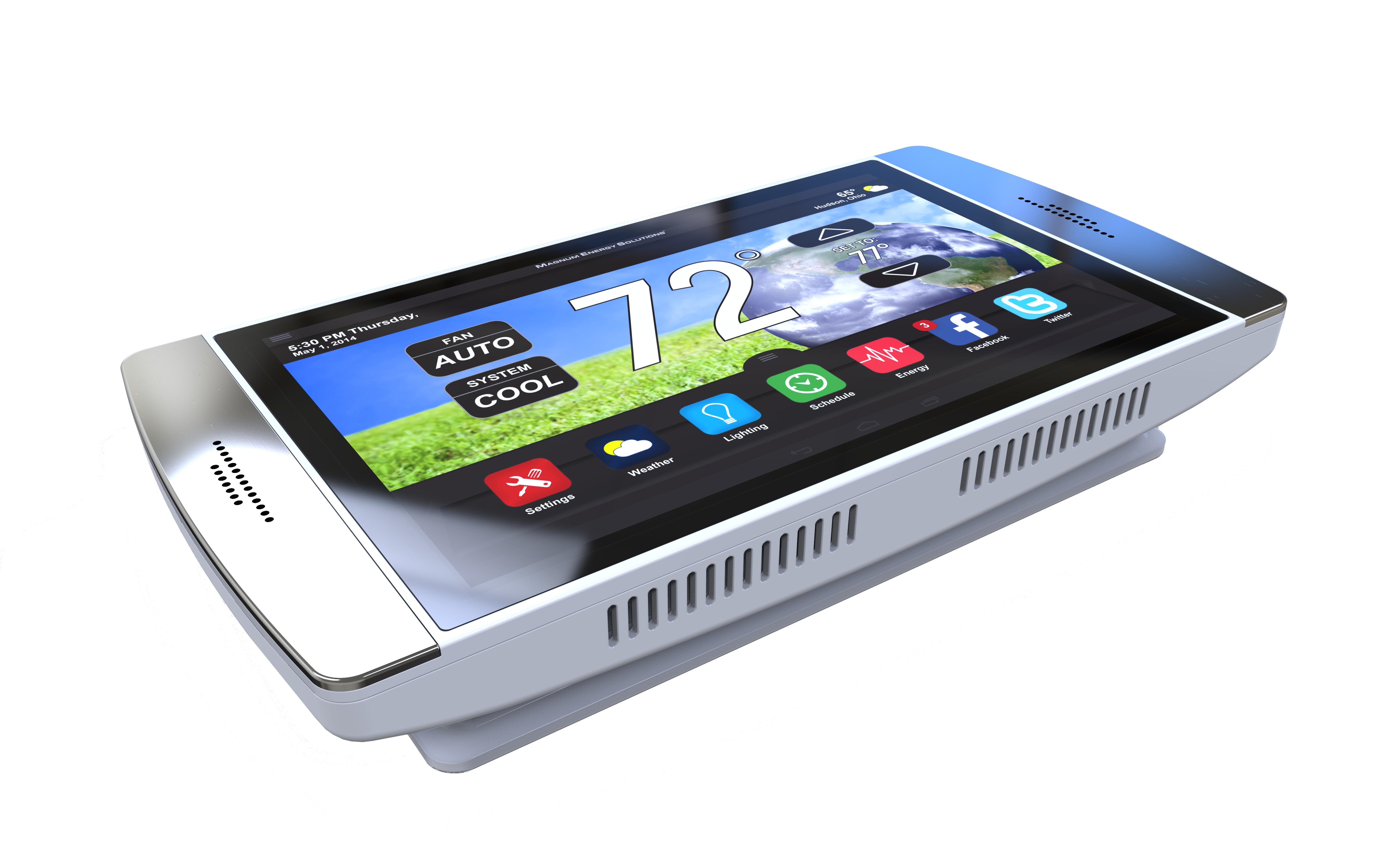 Android Based Intelligent Thermostat / Controller with 7” Capacitive ...