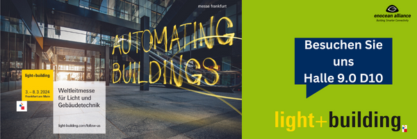Light+Building 2024, EnOcean Alliance mit smarten Funksensorlösungen